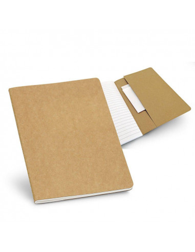 Bloc de Notas Reciclado con Bolsillo | Bloc Ecológico Kraft