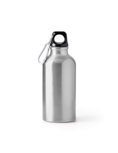 Bidón de Aluminio Reciclado Personalizado con Mosquetón